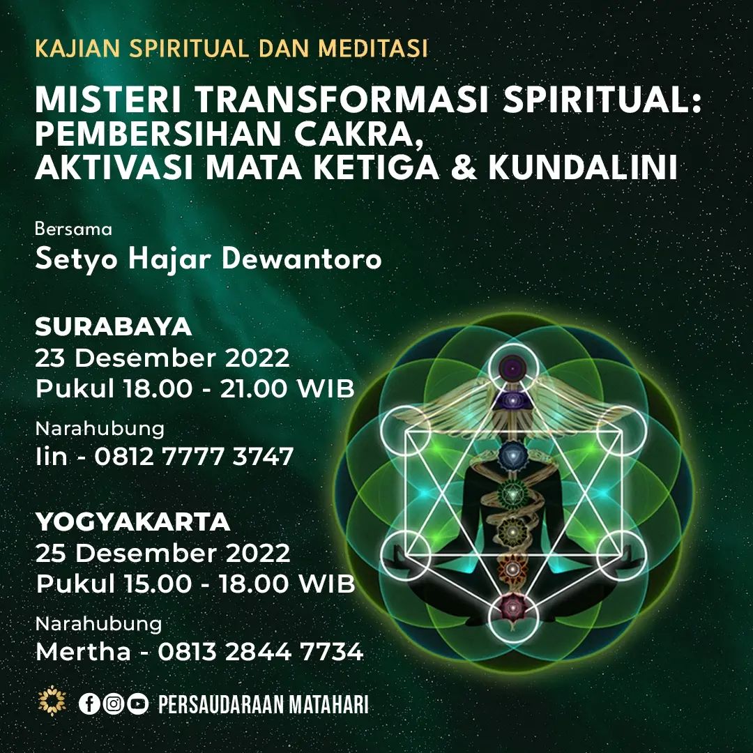 Misteri Transformasi Spiritual: Pembersihan Cakra, Aktivasi Mata Ketiga & Kundalini ...