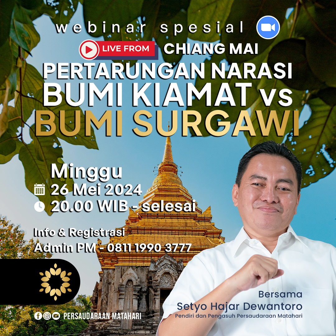 Webinar Spesial Pertarungan Narasi Bumi Kiamat vs Bumi Surgawi ...