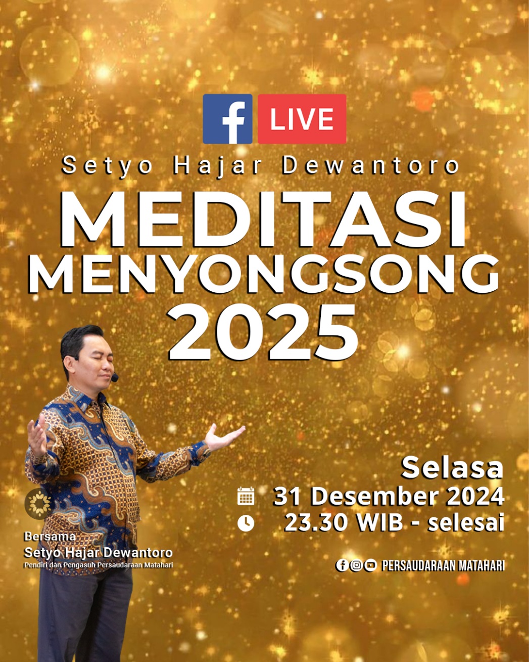 LIVE DI FB: HENING CIPTA BERSAMA SHD - Persaudaraan Matahari